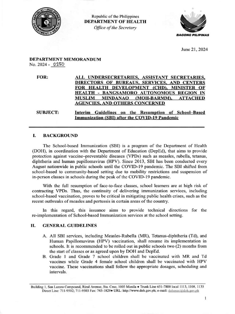 dm2024 0250 Resumption of SBI - Compressed 1 | PDF