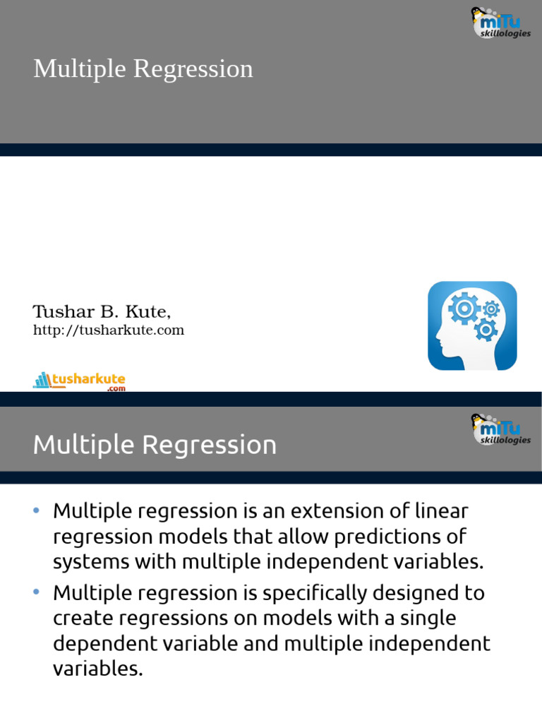 32.-Multiple-Regression | PDF