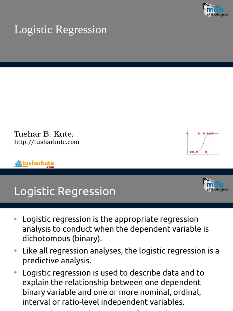 21.-Logistic-Regression | PDF