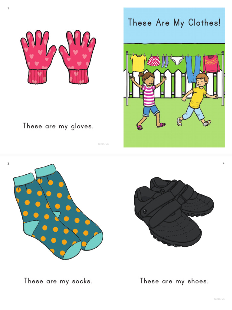 Clothes Early Emergent Reader | PDF