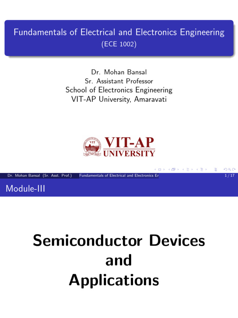 Lec 1 Semiconductor | PDF