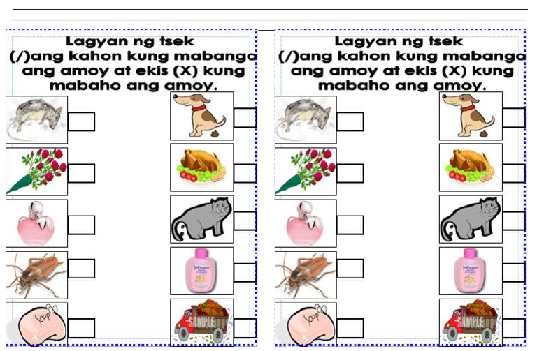 Week 8 - Mabaho or Mabango Ws | PDF