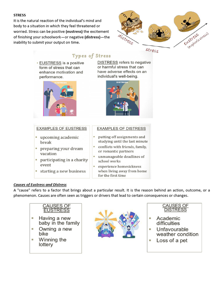 Stress and Mental Health Hand Outs | PDF