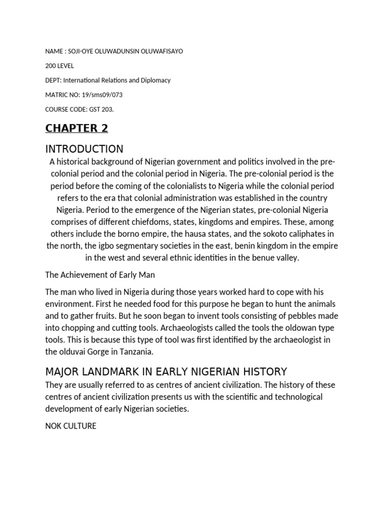 Igbo pre-colonial administration | PDF Igbo pre-colonial administration | PDF