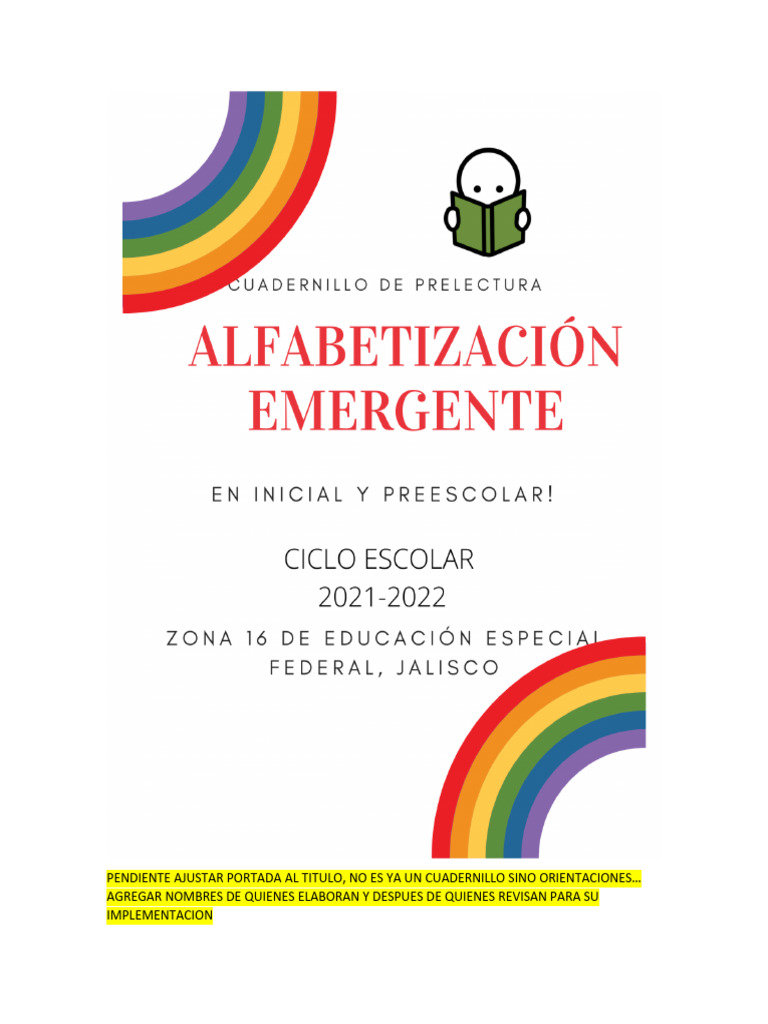 Orientaciones Didácticas para Alfabetización Emergente en Inicial y ...