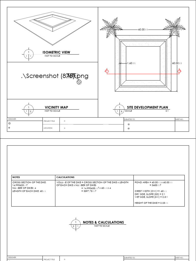 Earthen Fish Pond Structure Final | PDF