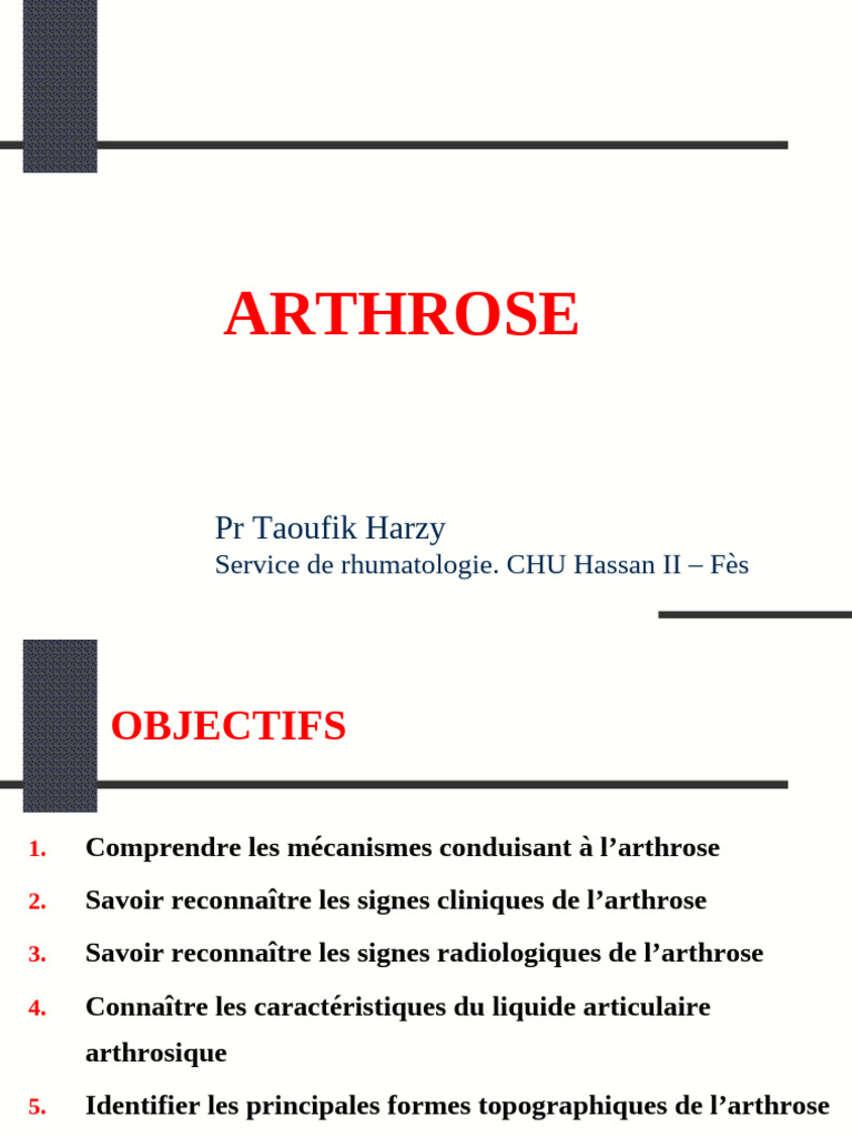 Arthrose 2018 | PDF