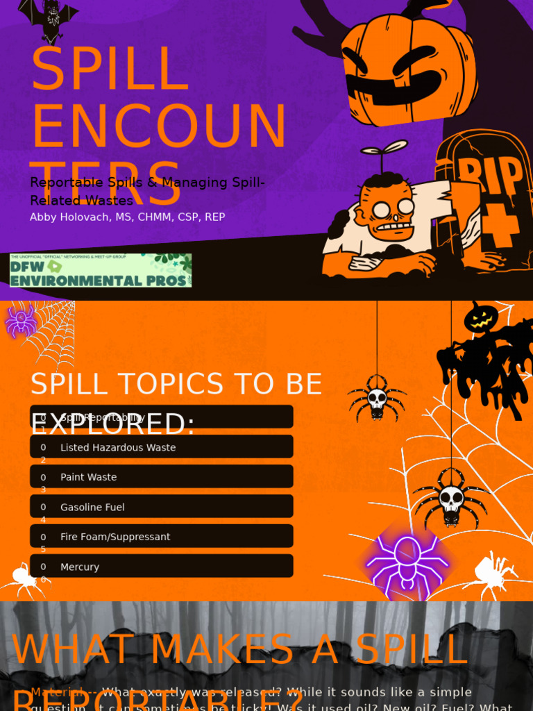 Spill Encounters - 1 Hour | PDF