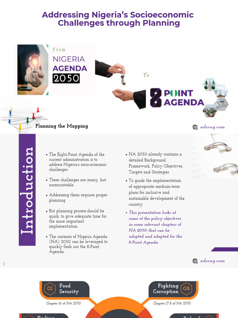 Addressing Nigeria Socioeconomic Challenges Through Planning64527462965903a921ff9a | PDF