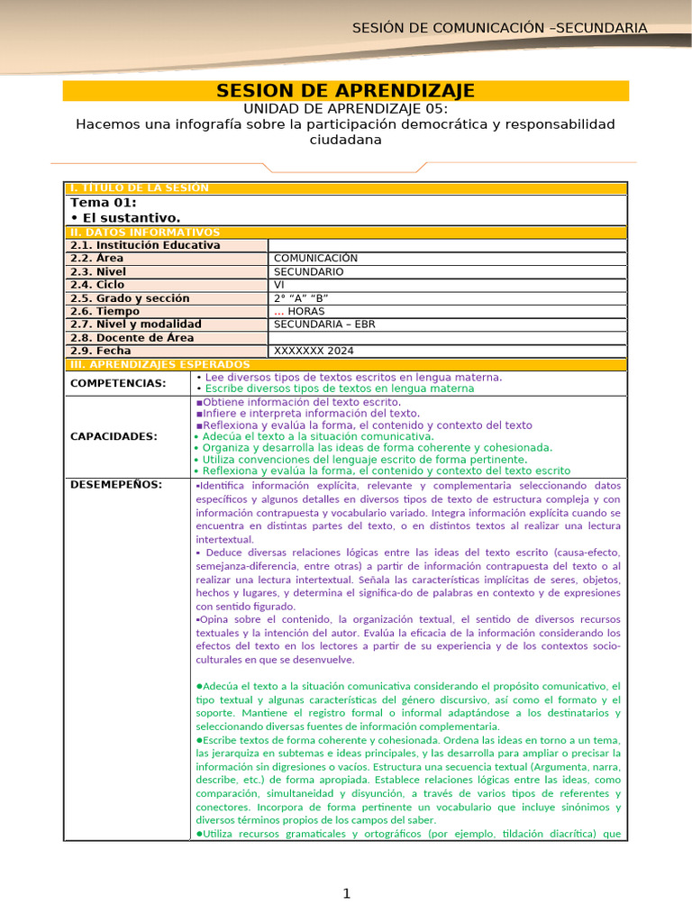 2° Sesion Actv 01 Comunicación 2024 | PDF