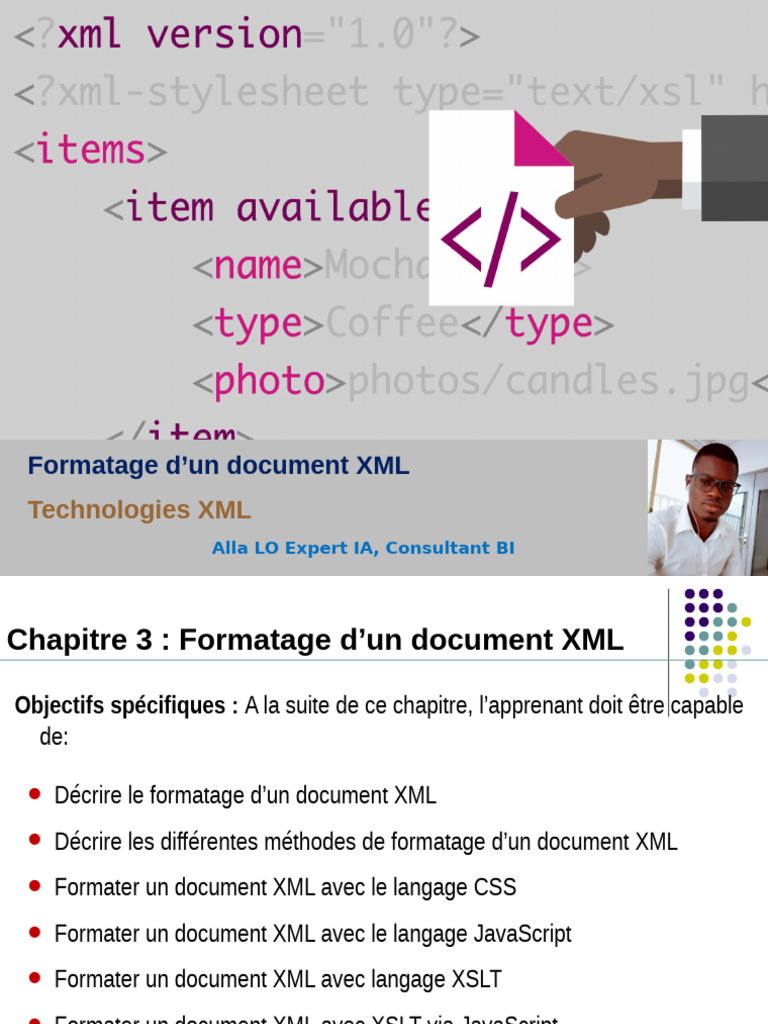 Sequence 3 - Formatage D - Un Document XML | PDF