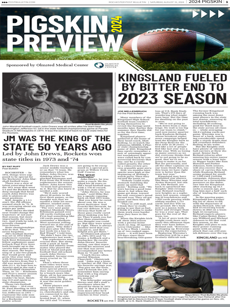 Pigskin Preview 2024 | PDF