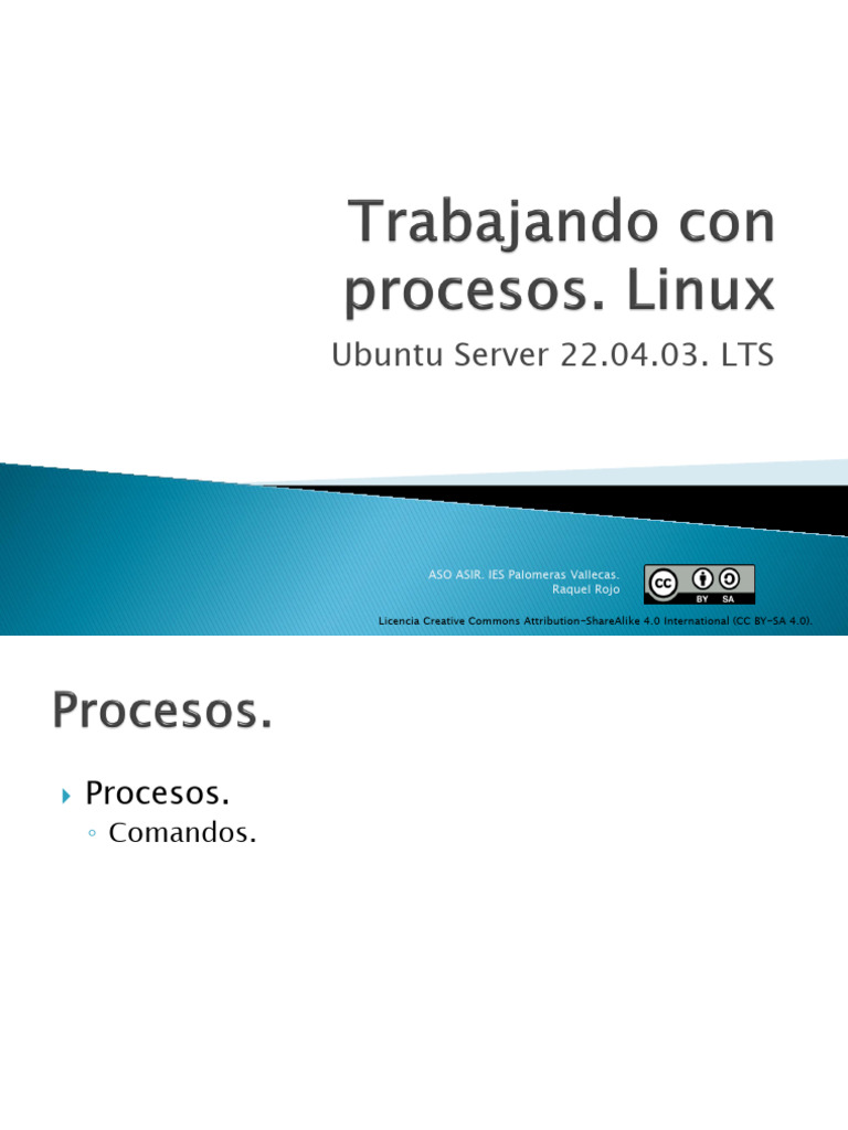 UT7.0Trabajando Con Procesos | PDF
