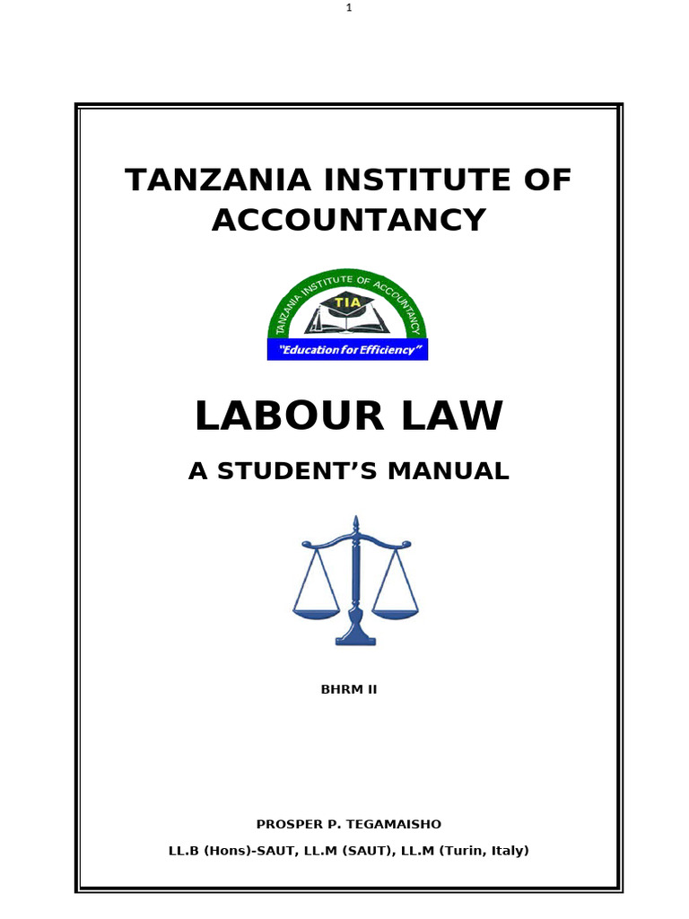 00 Labour Law Notes 3 | PDF