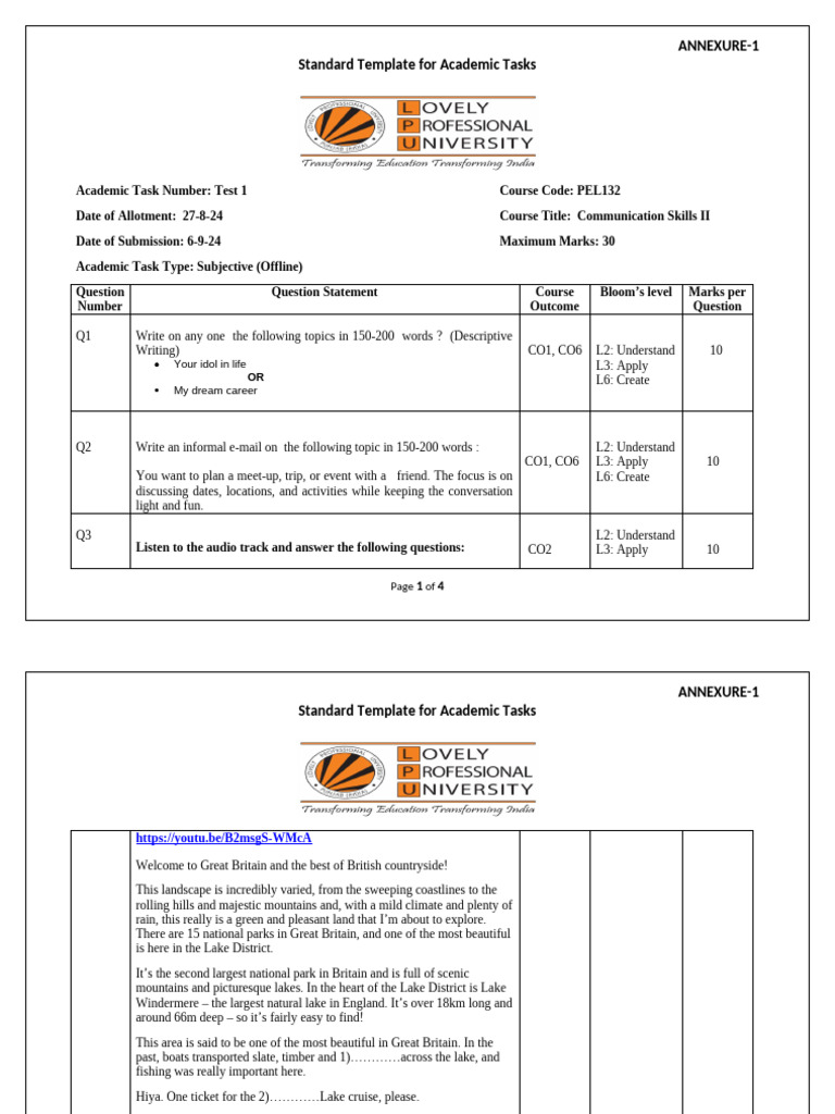 A1215482701 - 30624 - 28 - 2024 - PEL132 Sample CA1 | PDF
