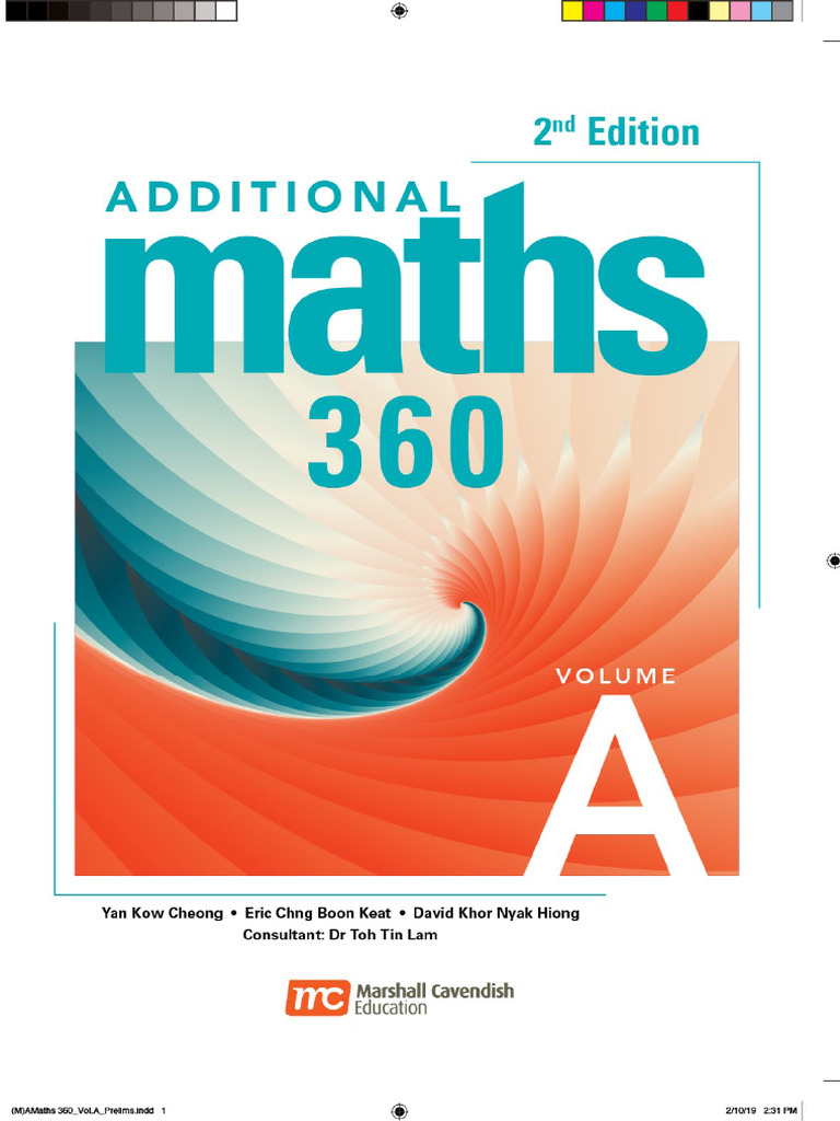 Additional Maths 360 Volume A | PDF