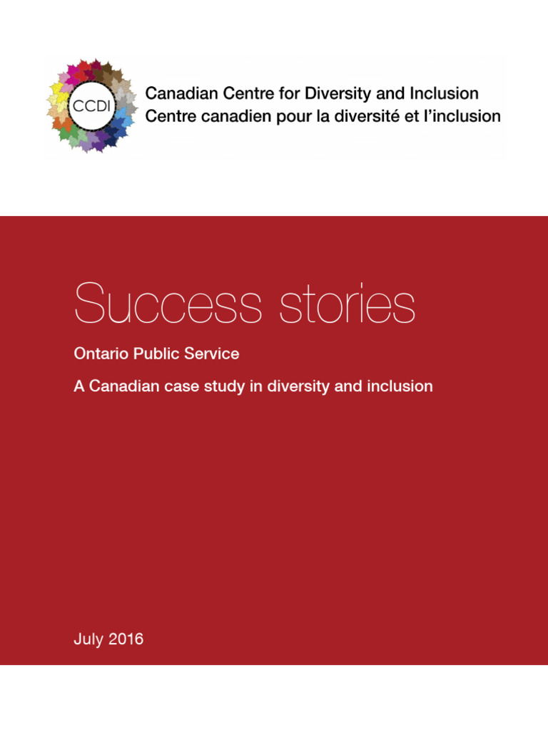 Ccdi Successstories Ops | PDF | Mental Health | Accessibility