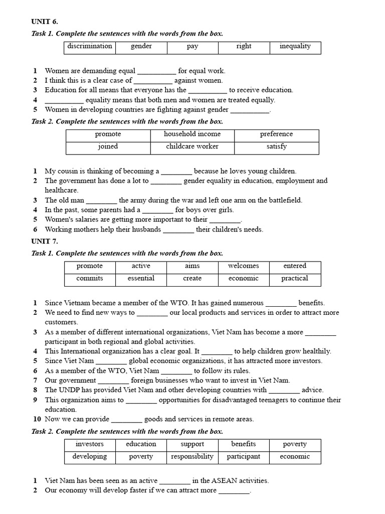 BT Tu Vung Them | PDF