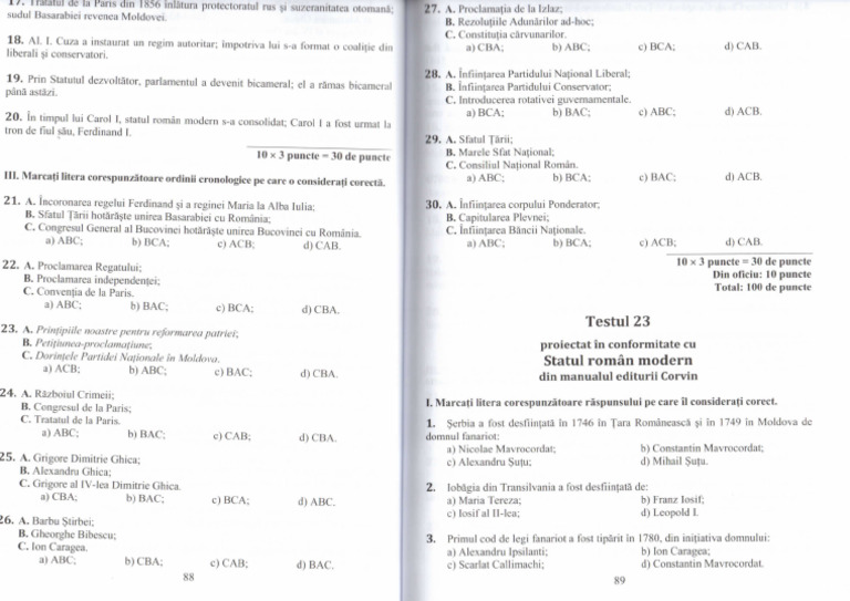Statul Român Modern 2 | PDF
