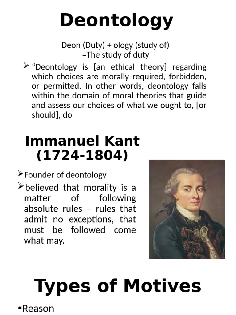 Deontology | PDF