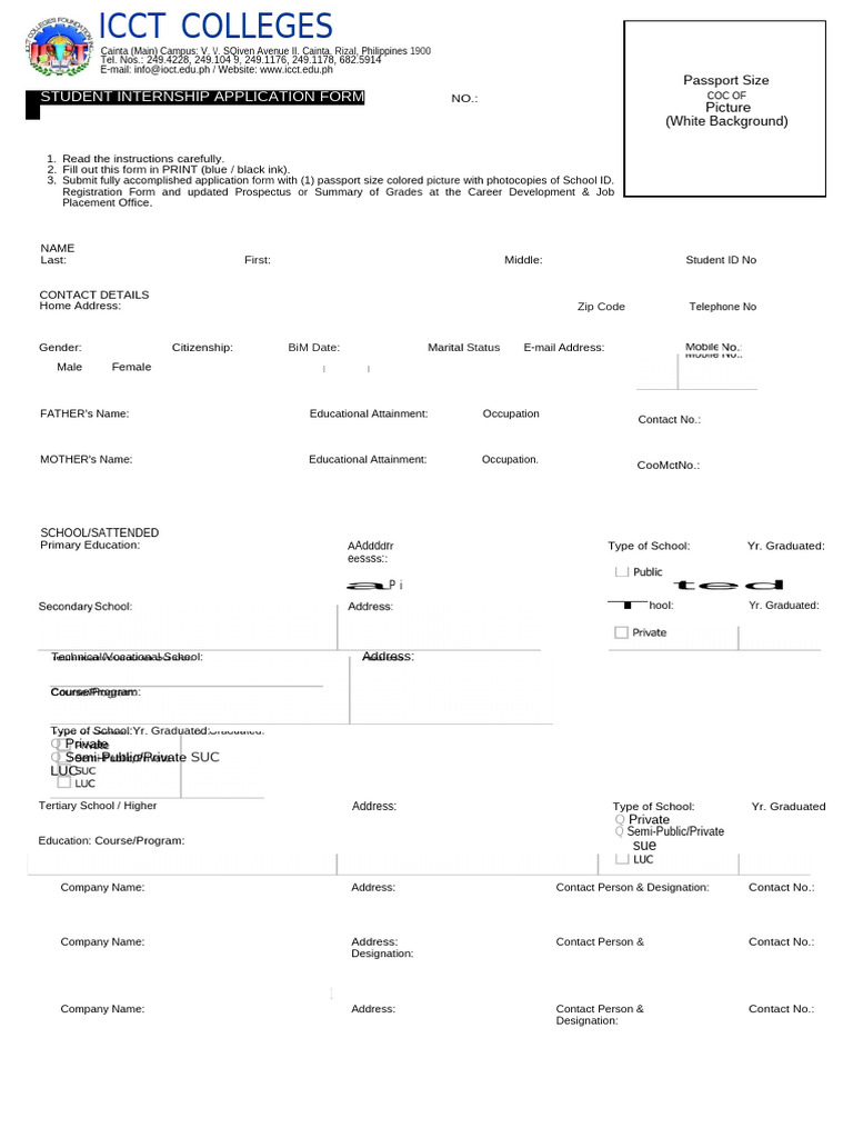 ICCT-2016-SIP-Application-Form | PDF