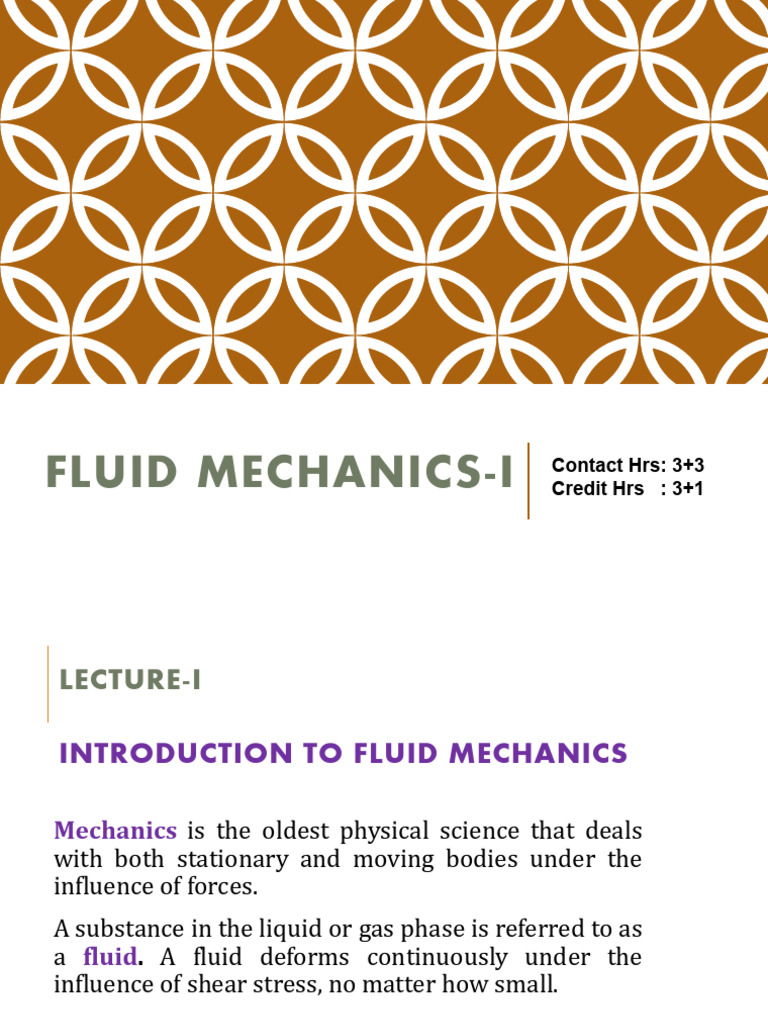 FM Lec-1 Introduction | PDF