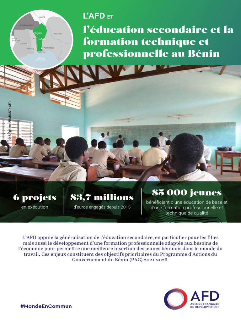 AFD Education Formation Benin | PDF