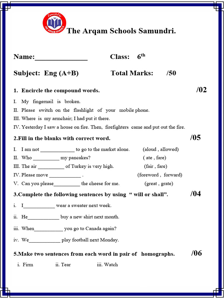 Assessment 6th Pdf
