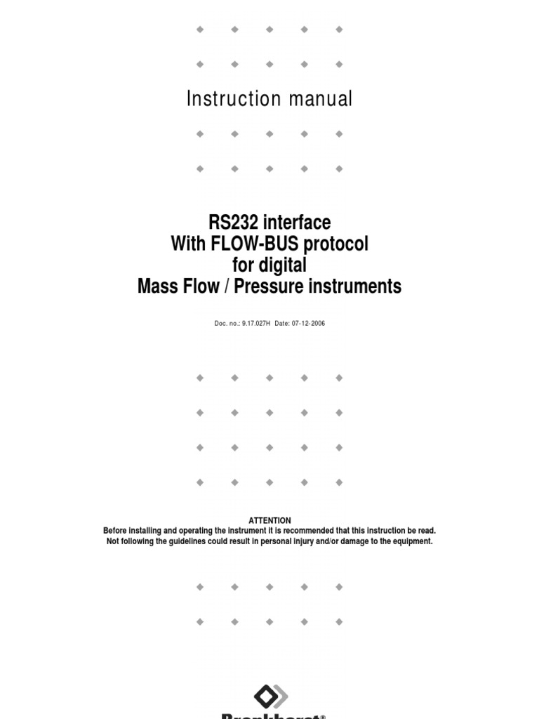 Manual RS232 Interface | PDF | Data Type | Ascii