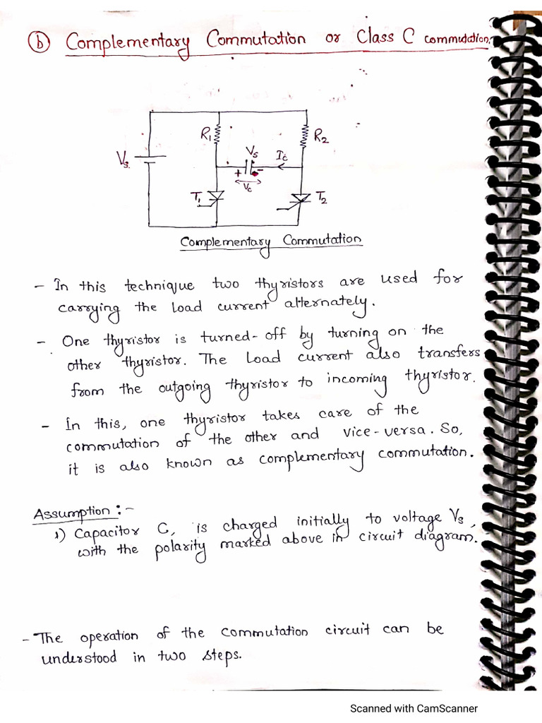 Forced - Commutation - Class C With Derivation | PDF