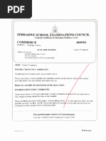 Zimsec (HBC) A Level Project | PDF | Zimbabwe | Agriculture