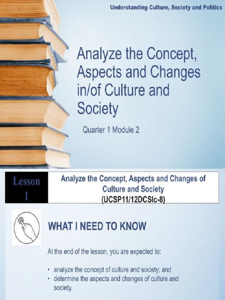 UCSP Lesson 2 3 Concepts Aspects and Changes Inof Culture and Society Cultural Relativism | PDF