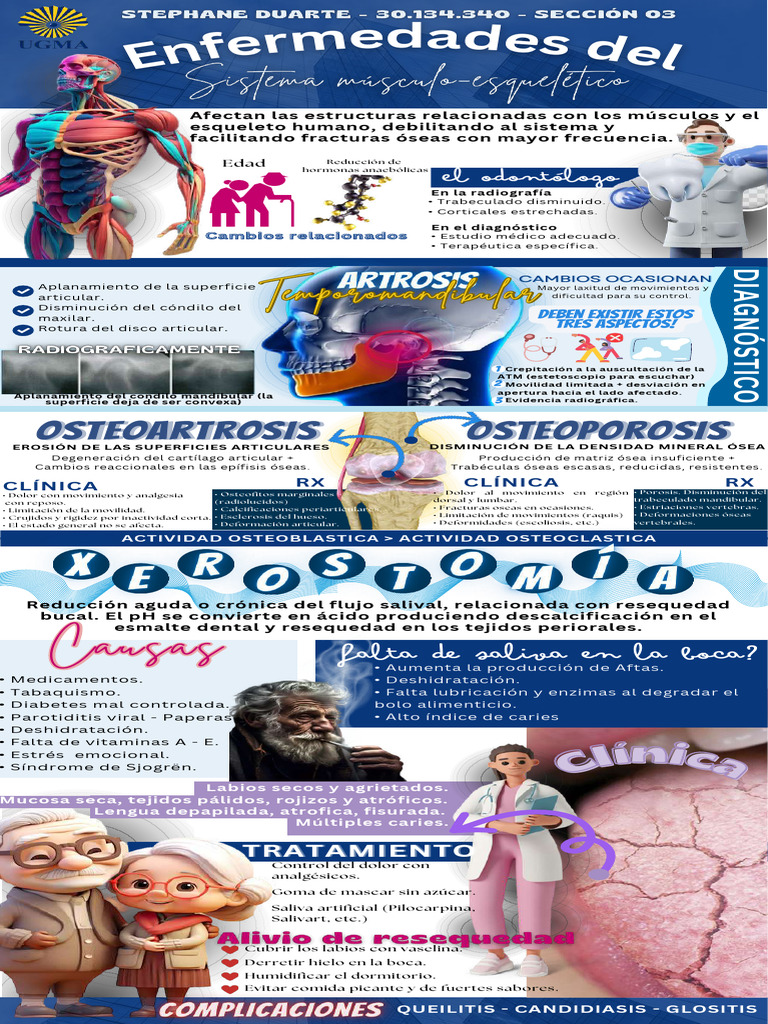 Infografia Tema 1 y 2 - Stephane Duarte - Compressed | PDF | Hueso | Articulación