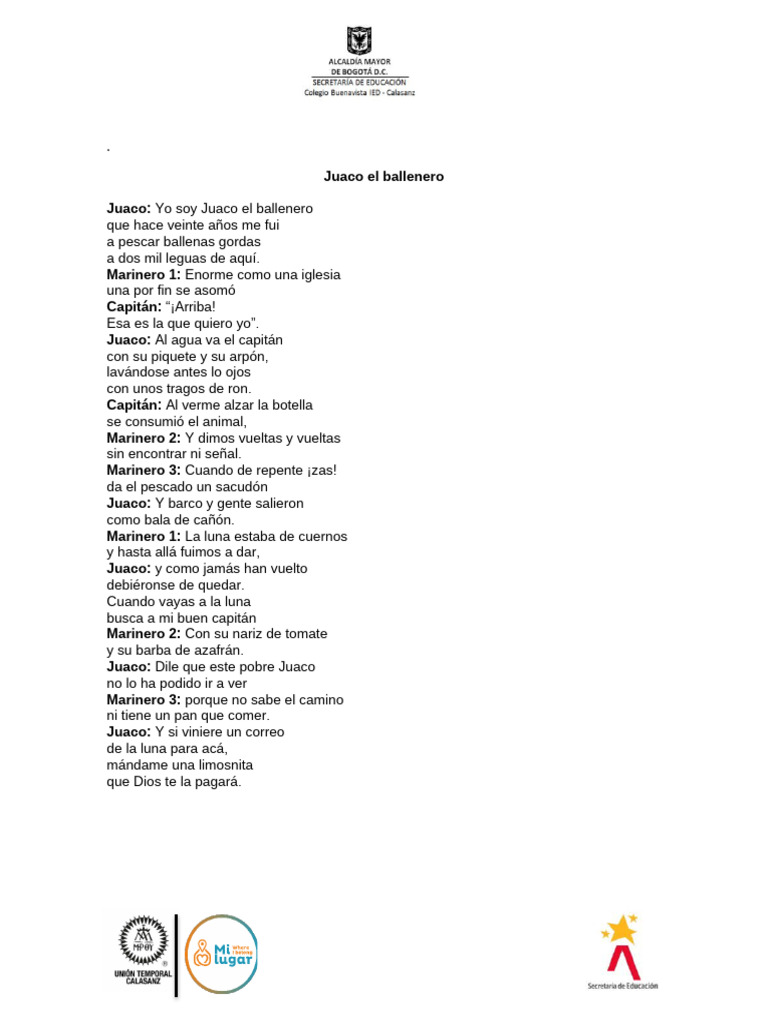 Juaco El Ballenero | PDF