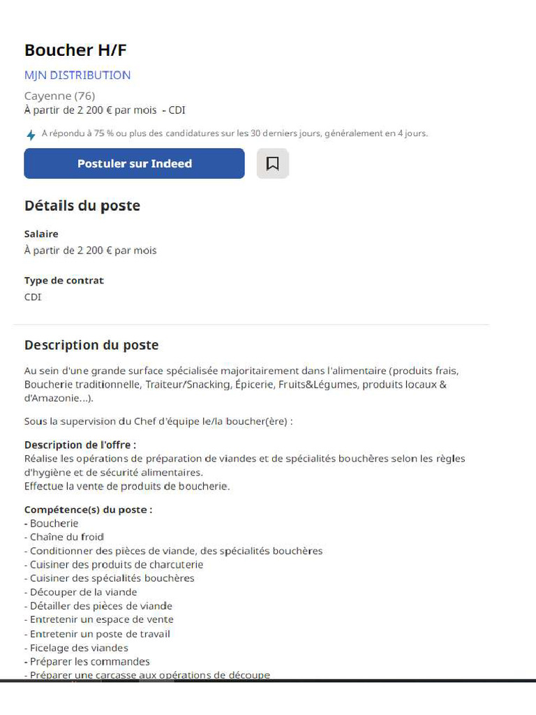 Offre D'emploi | PDF