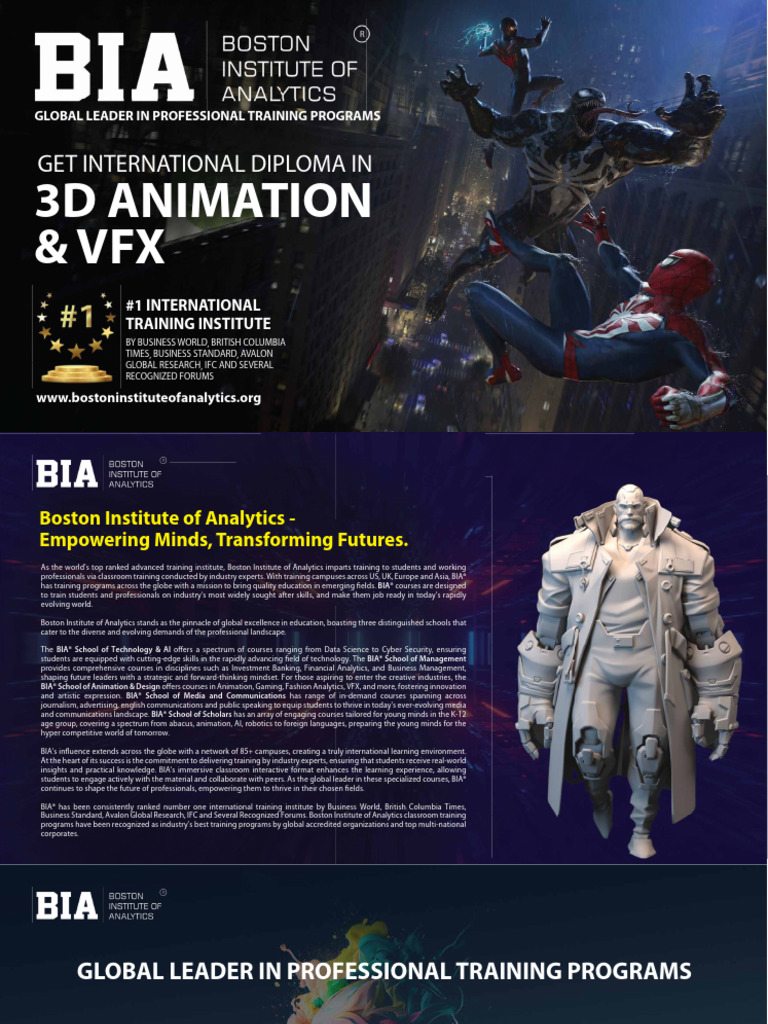 BIA 3D Animation VFX | PDF