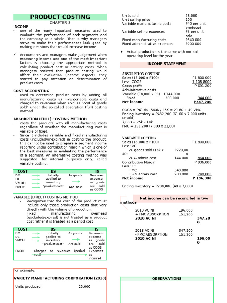 Chapter 3 | PDF | Cost Of Goods Sold | Inventory