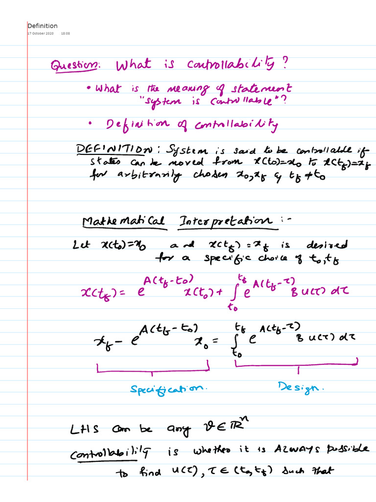 Controllable Canonical Form | PDF