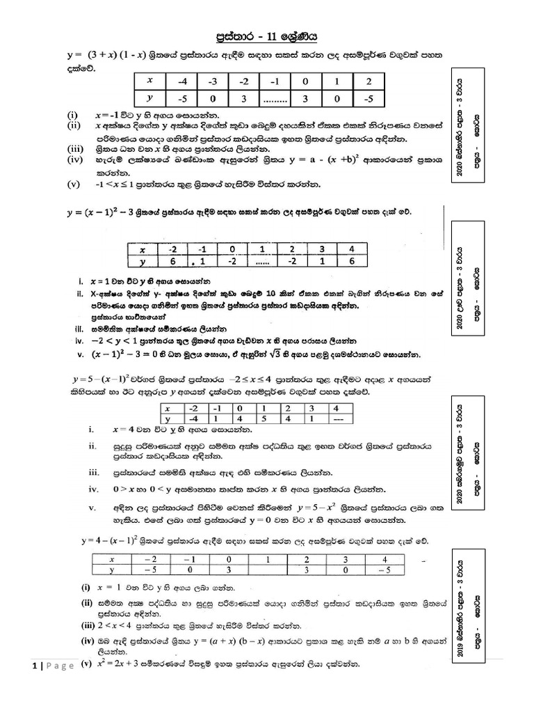 Graph - Grade 11 | PDF