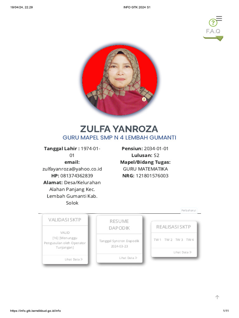 INFO GTK 2024 S1 Zulfa Yanroza | PDF