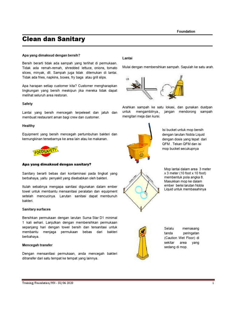 Clean Sanitasi Updated 23 Juni 2020 | PDF