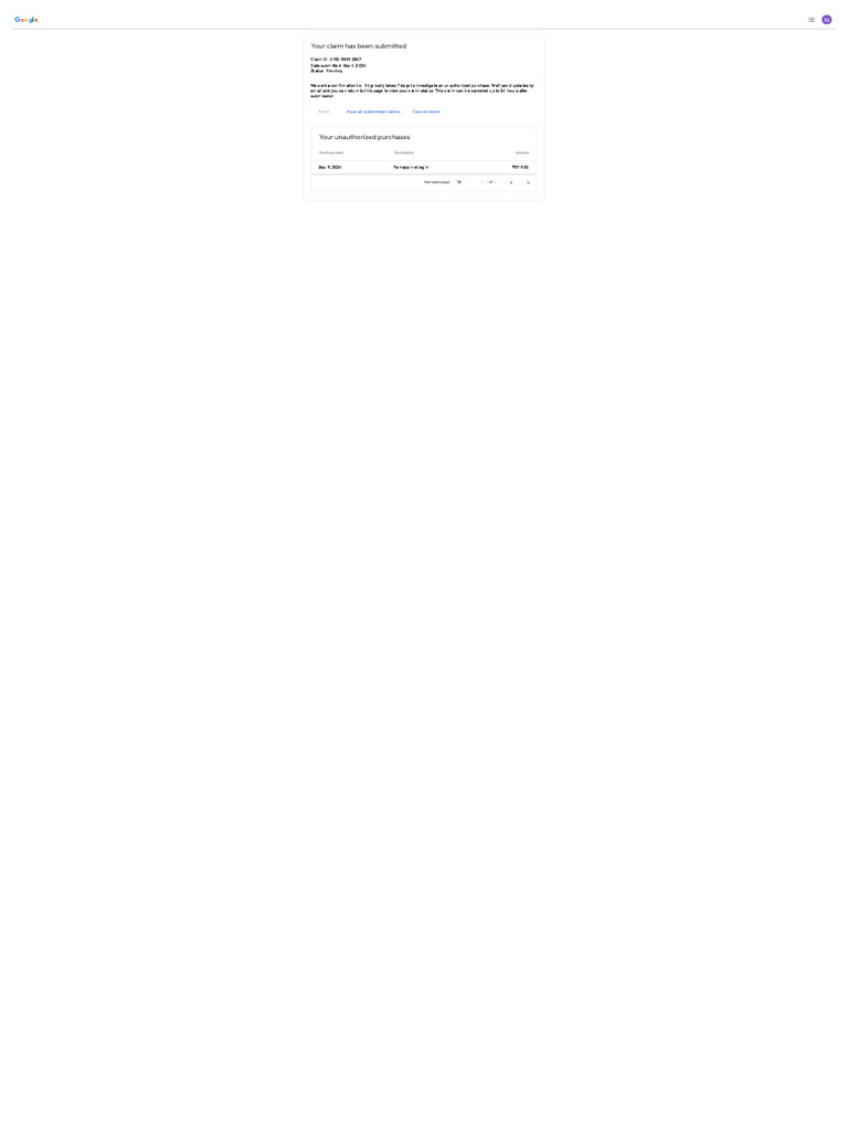 Unauthorized Transactions | PDF