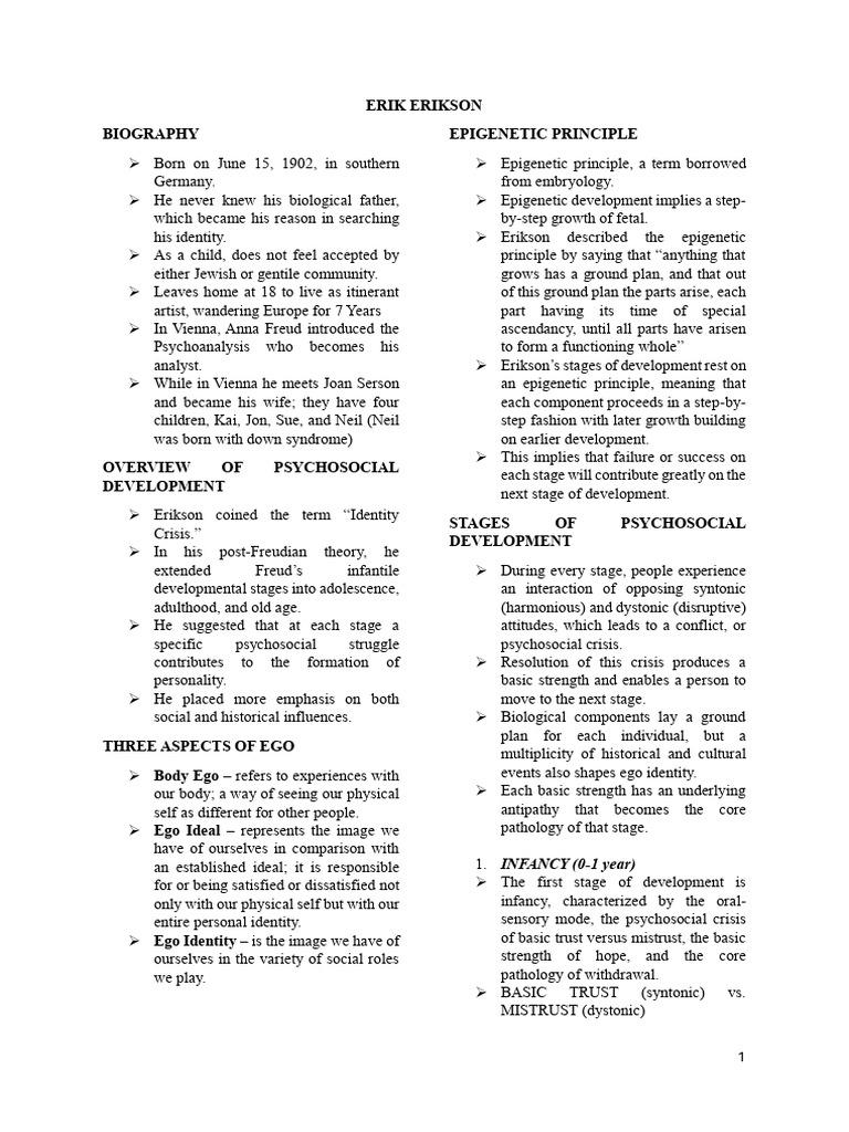 Erik Erikson | PDF