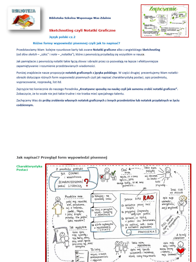 To Ci Sie Moze Przydac Czyli Jezyk Polski W Rysunkach CZ 2 2 | PDF