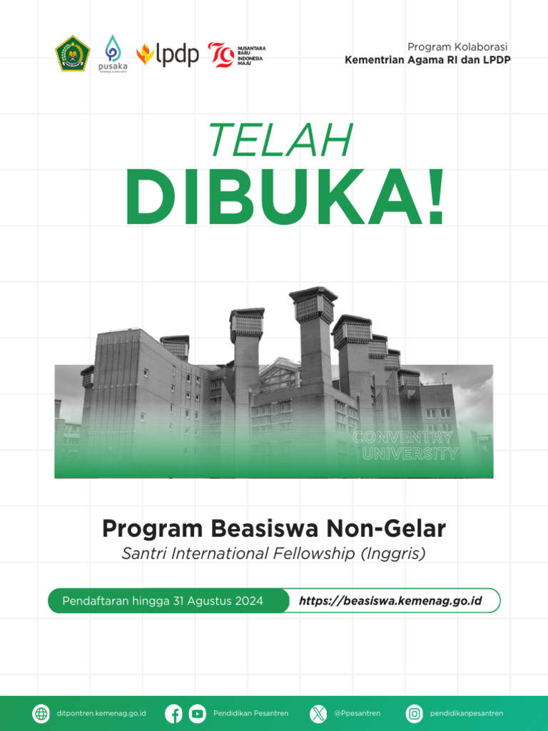 Poster - Beasiswa Kemenag X LPDP | PDF