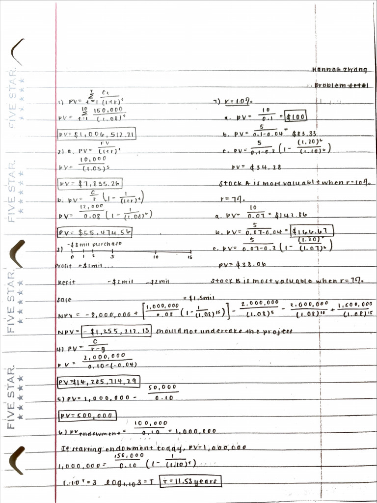 Problem Set #1 | PDF