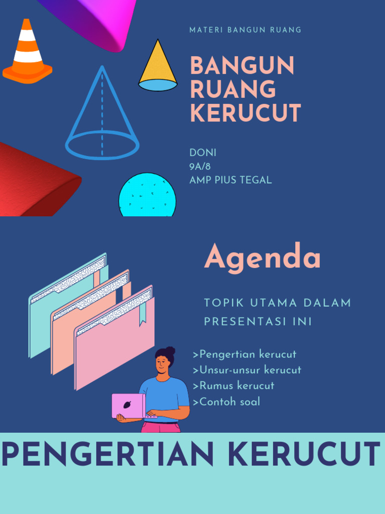 Biru Elemen & Mockup Isometrik Teknologi Dalam Pendidikan Presentasi ...