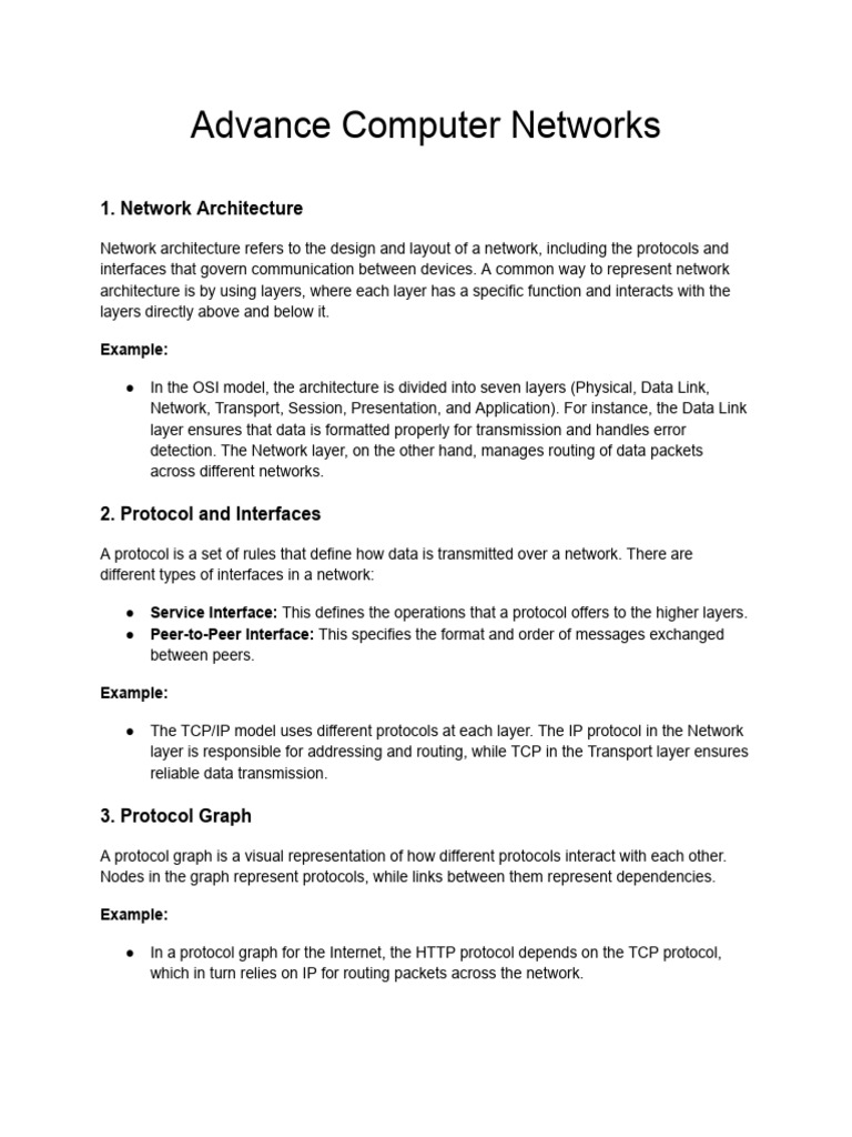 Advance Computer Networks OTBA | PDF