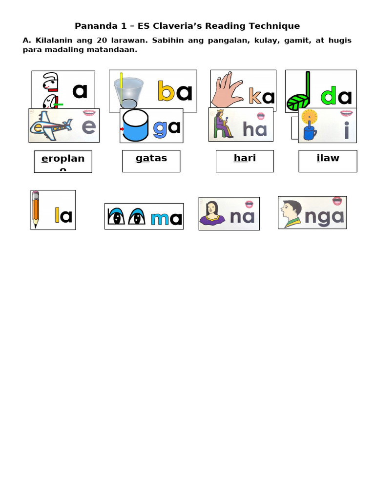 Pananda 1 - ES Claveria | PDF