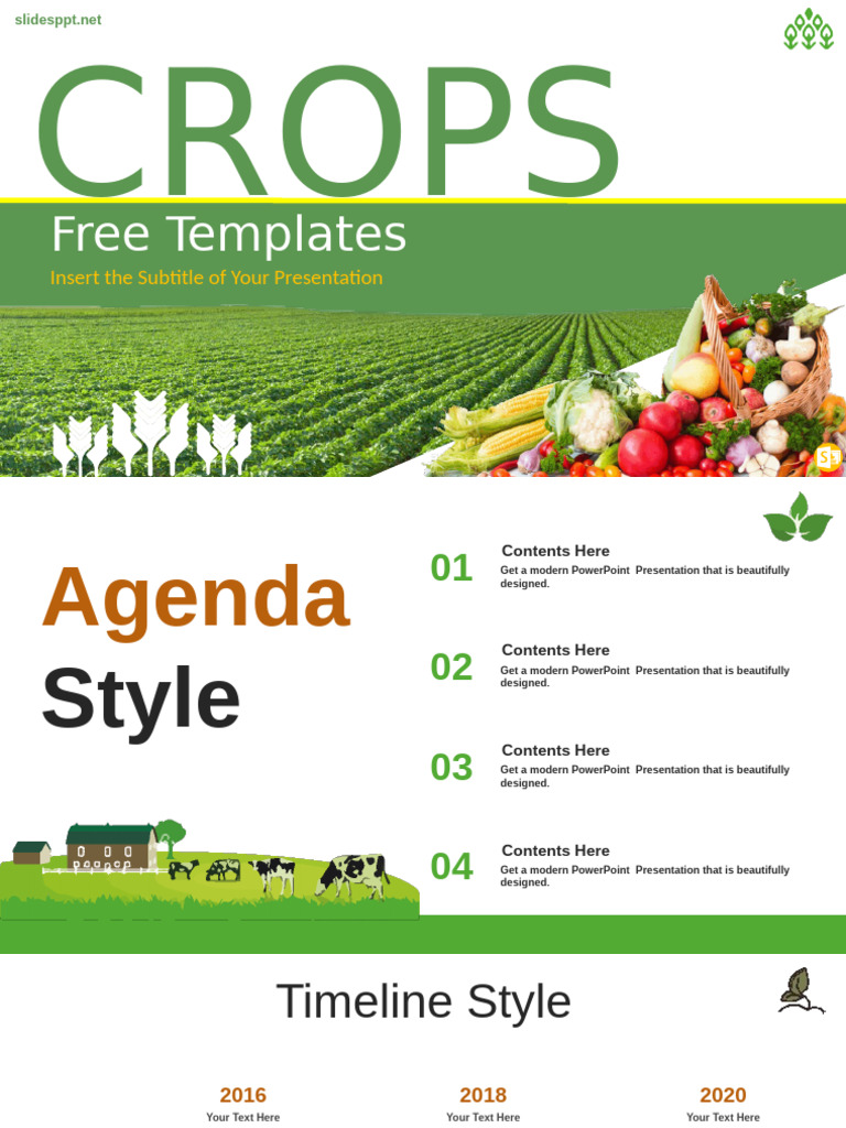 Crops: Free Templates | PDF